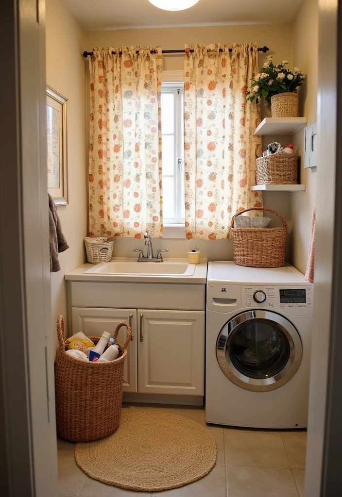 20 Small Laundry Room Design Ideas - CuteDecorIdeas.com